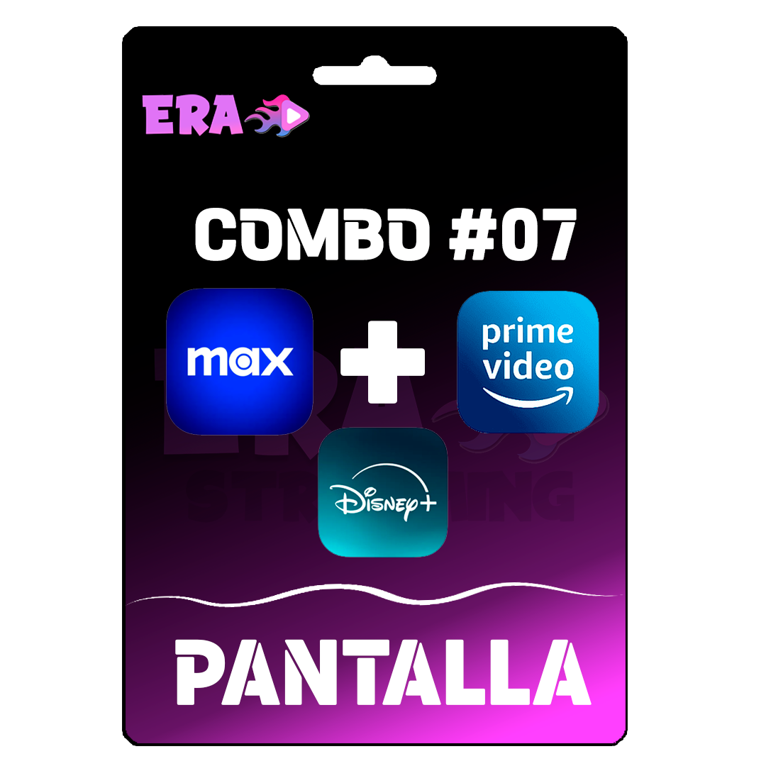 COMBO #07 (MAX + PRIME VIDEO + DISNEY) – ERA STREAMING